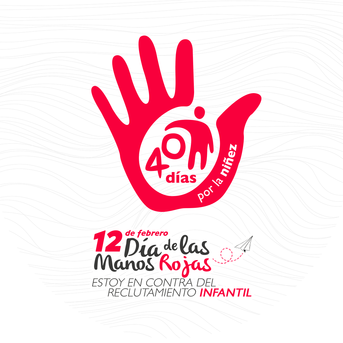 Logotipo De Manos Rojas Día Internacional De Las Manos Rojas: La